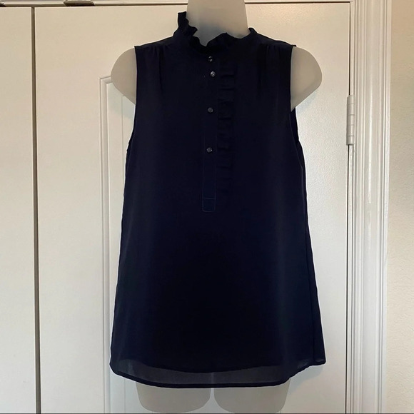 J. Crew Factory | Tops | J Crew Factory Sleeveless Blouse Sz Small | Poshmark